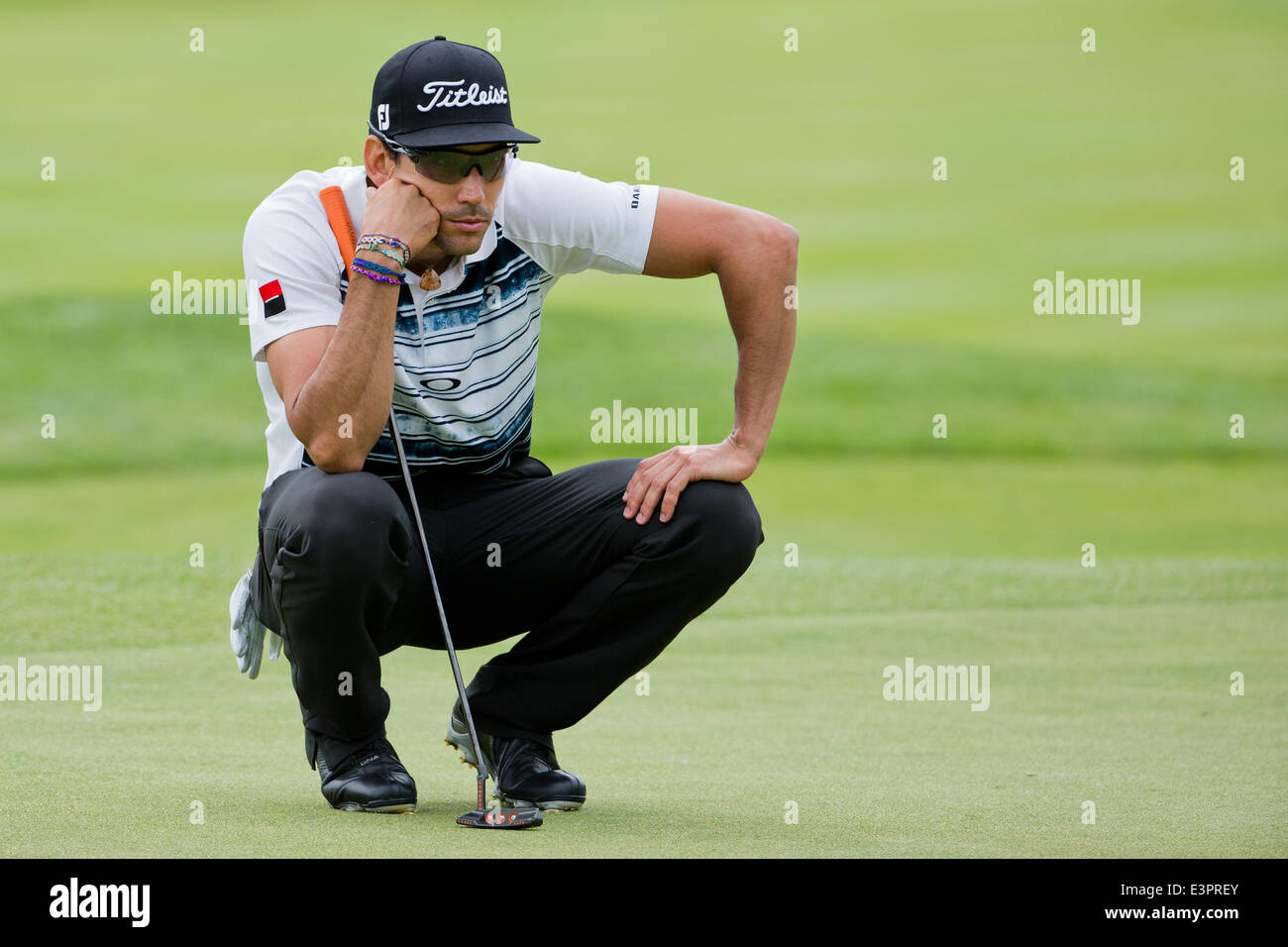 Cologne, Germany. 27th June, 2014. Spanish golf pro Rafael Cabrera ...