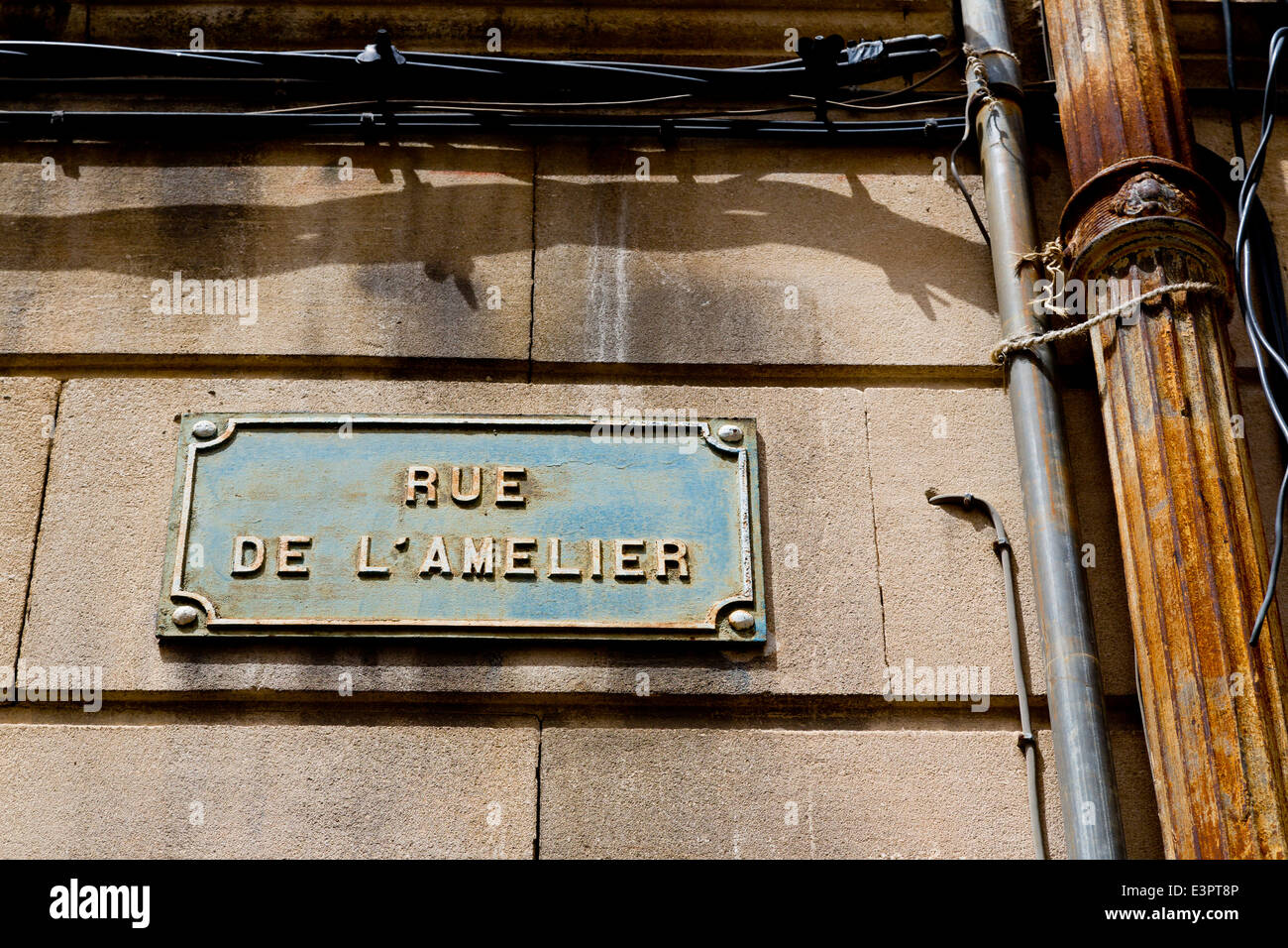 Street Sign in Avignon, Provence, France Stock Photo - Alamy