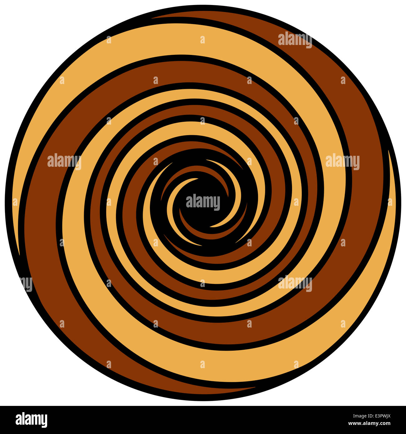 Creamy spiral that reminds one to stirred coffee Stock Photo - Alamy