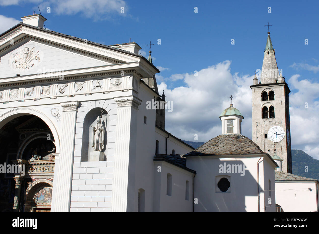 City of Aosta in Valley of Aosta, Val d'Aoste, Vallée d'Aoste, Italy ...