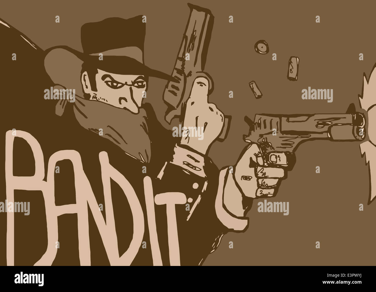 Vintage gangster gun hi-res stock photography and images - Alamy