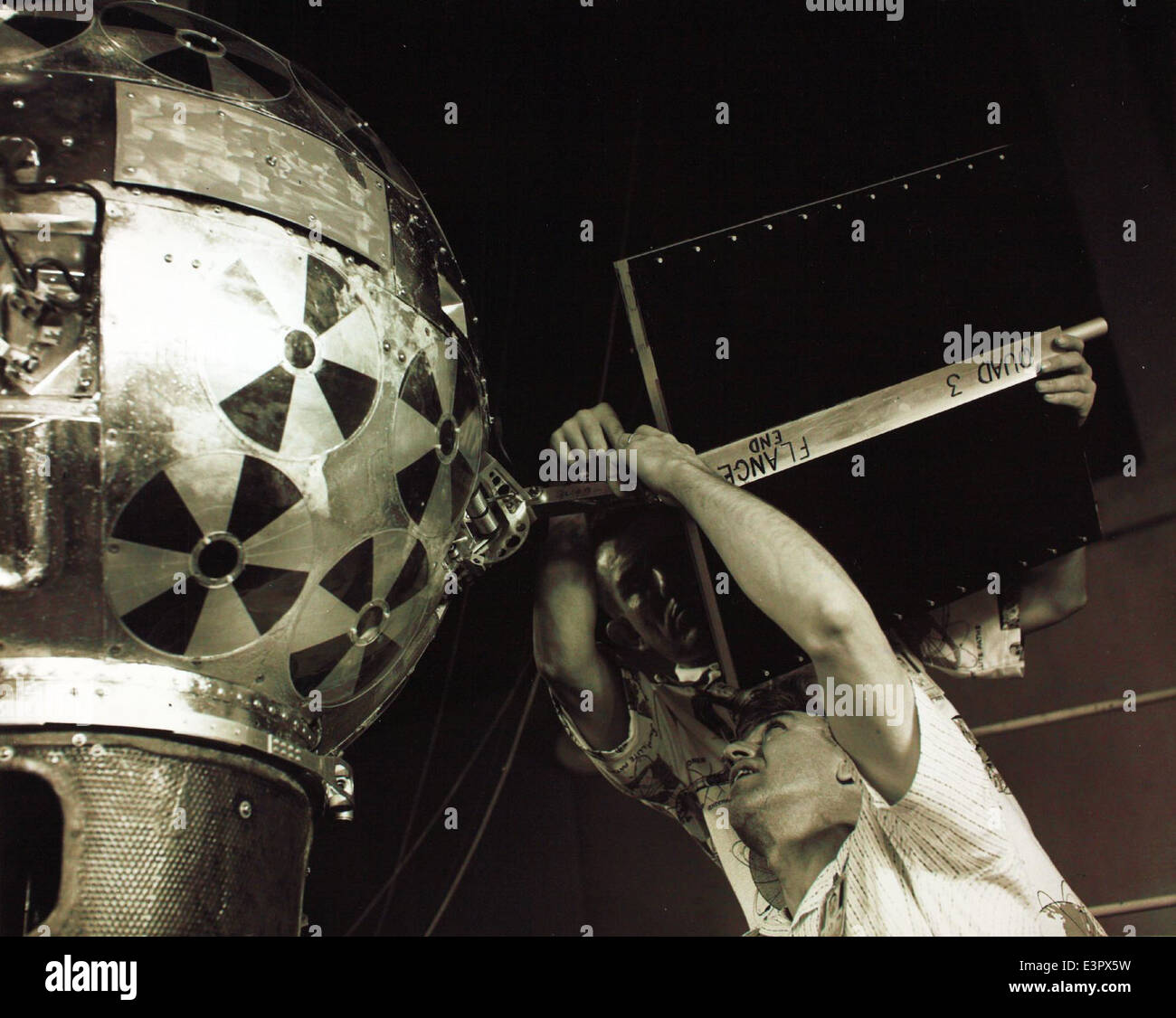 This image captures the Convair/General Dynamics Atlas missile during ...