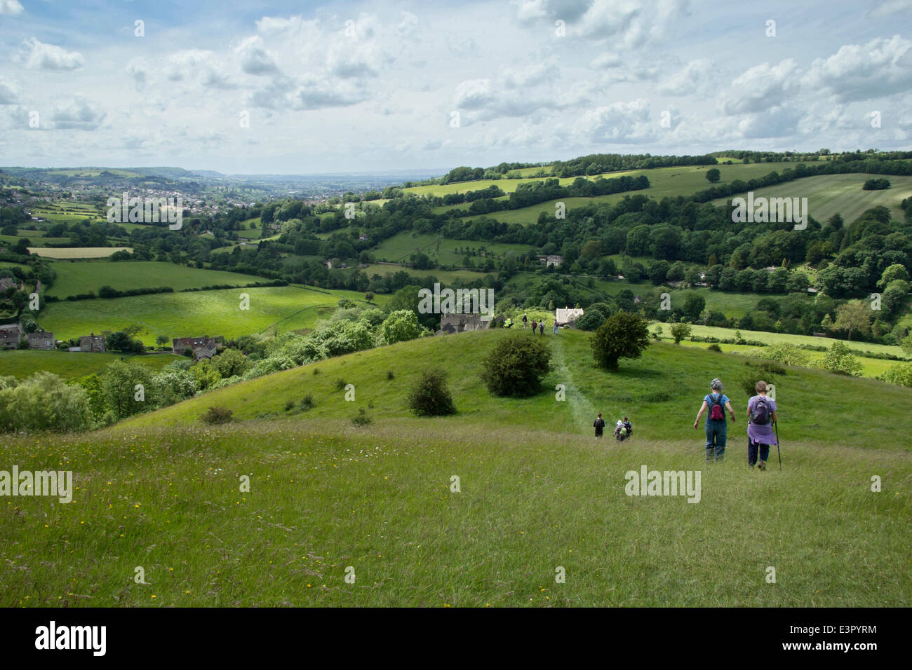 Slad valley walking hi-res stock photography and images - Alamy