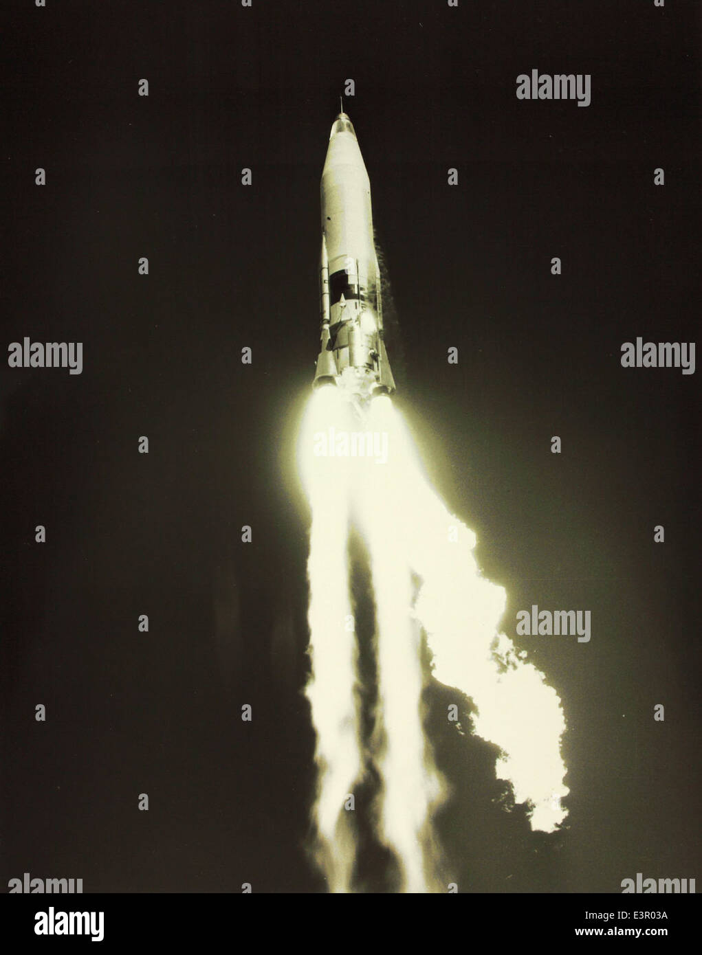 The Convair/General Dynamics Atlas was a key aerospace project from ...