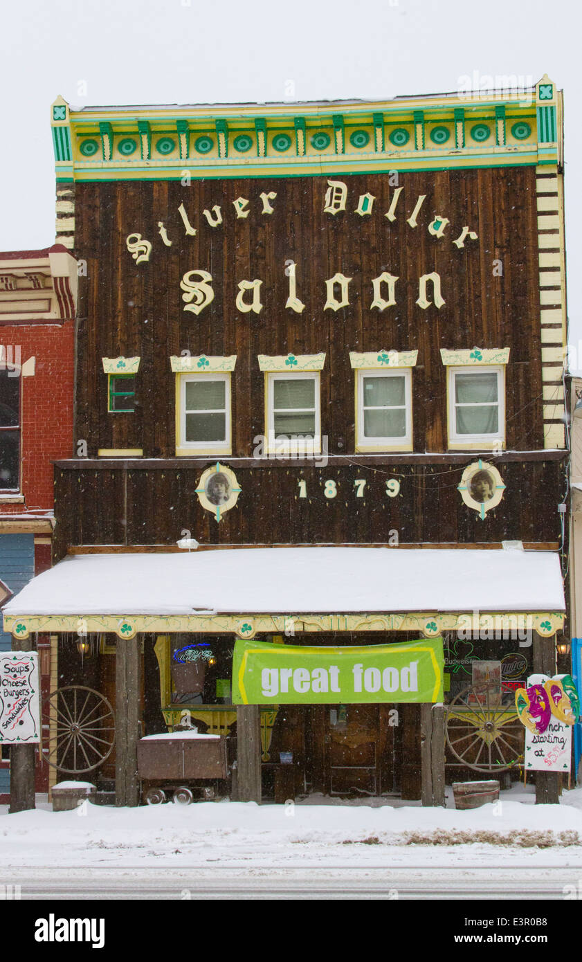 Silver Dollar Saloon in Leadville Colorado Stock Photo - Alamy