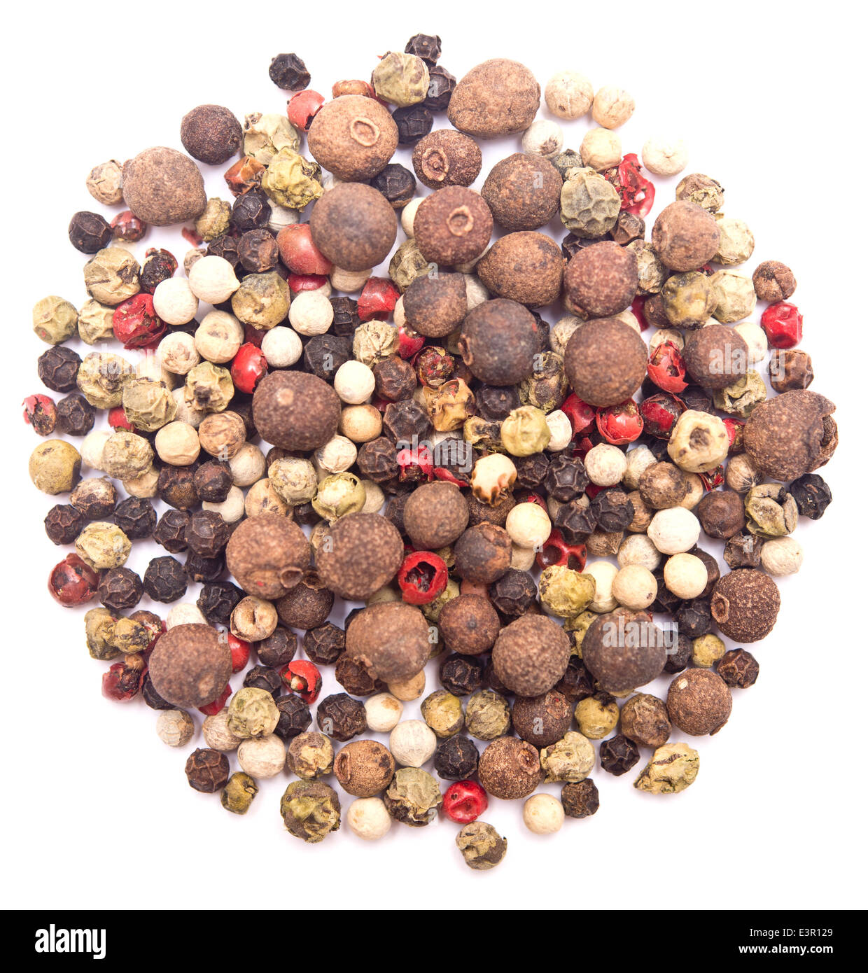 pepper mix isolated on white background Stock Photo - Alamy