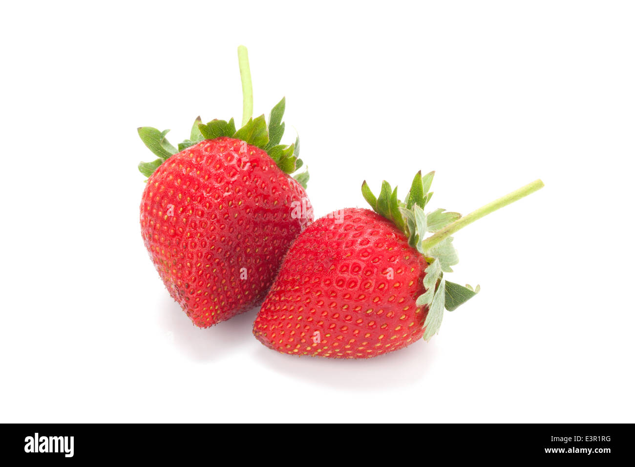 strawberry isolated on white background Stock Photo - Alamy
