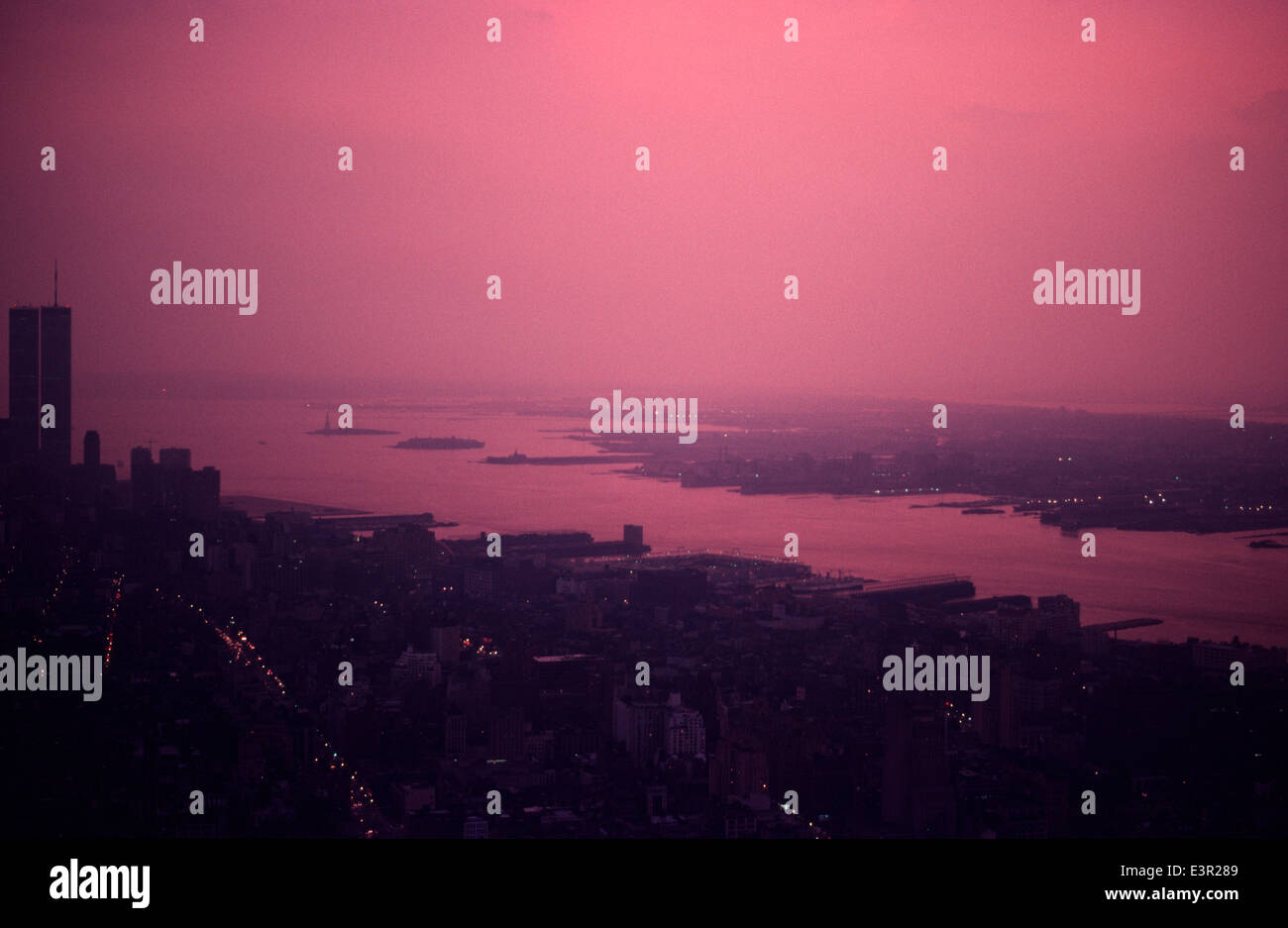 World Trade Center, the Twin Towers, New York , USA 1981 Stock Photo ...