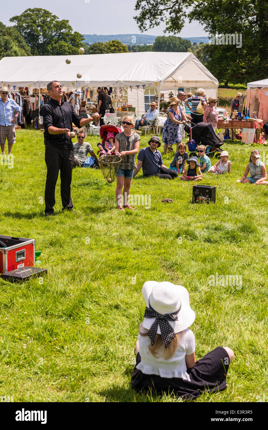 East Devon June 21st 2014 A Summer Garden Party And Fete With A