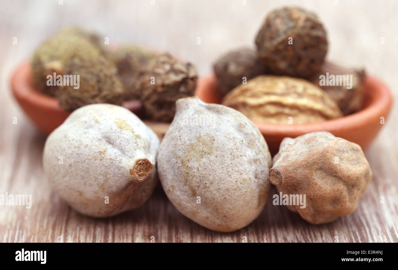 Triphala, a combination of ayurvedic fruits, of Indian subcontinent ...