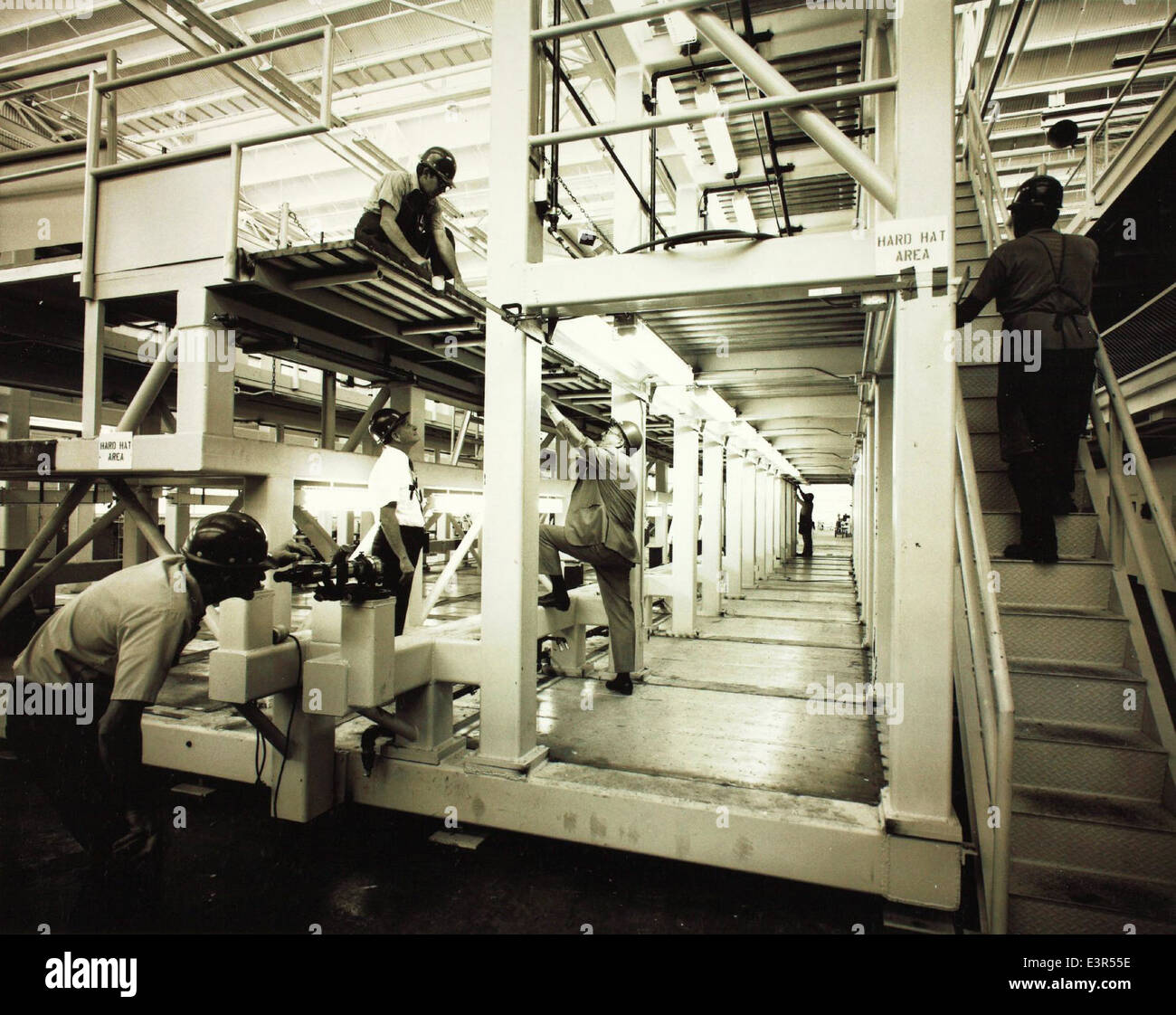 This photograph depicts the mid fuselage of the Space Shuttle Orbiter ...