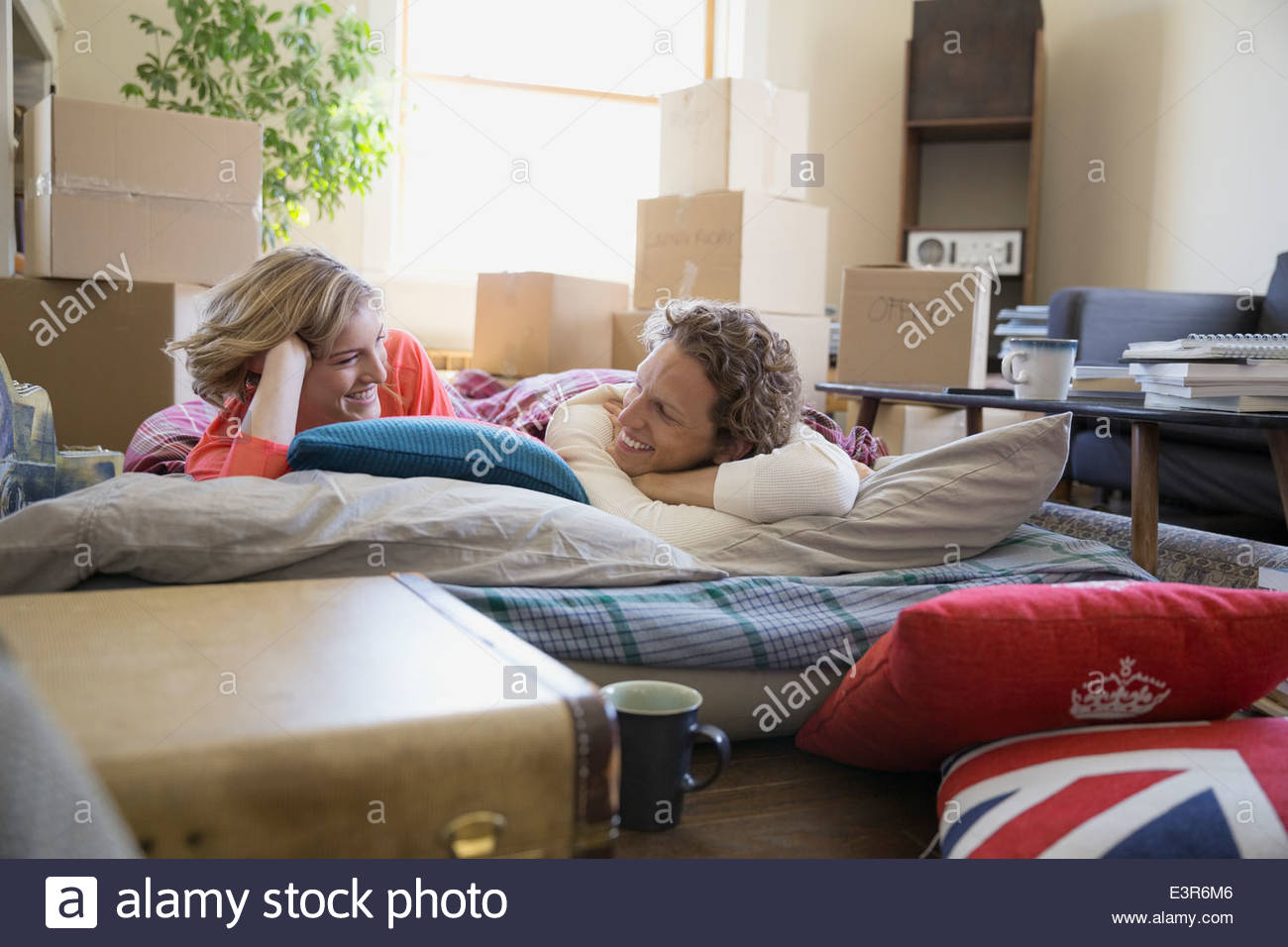 Surrounded by boxes hi-res stock photography and images - Alamy