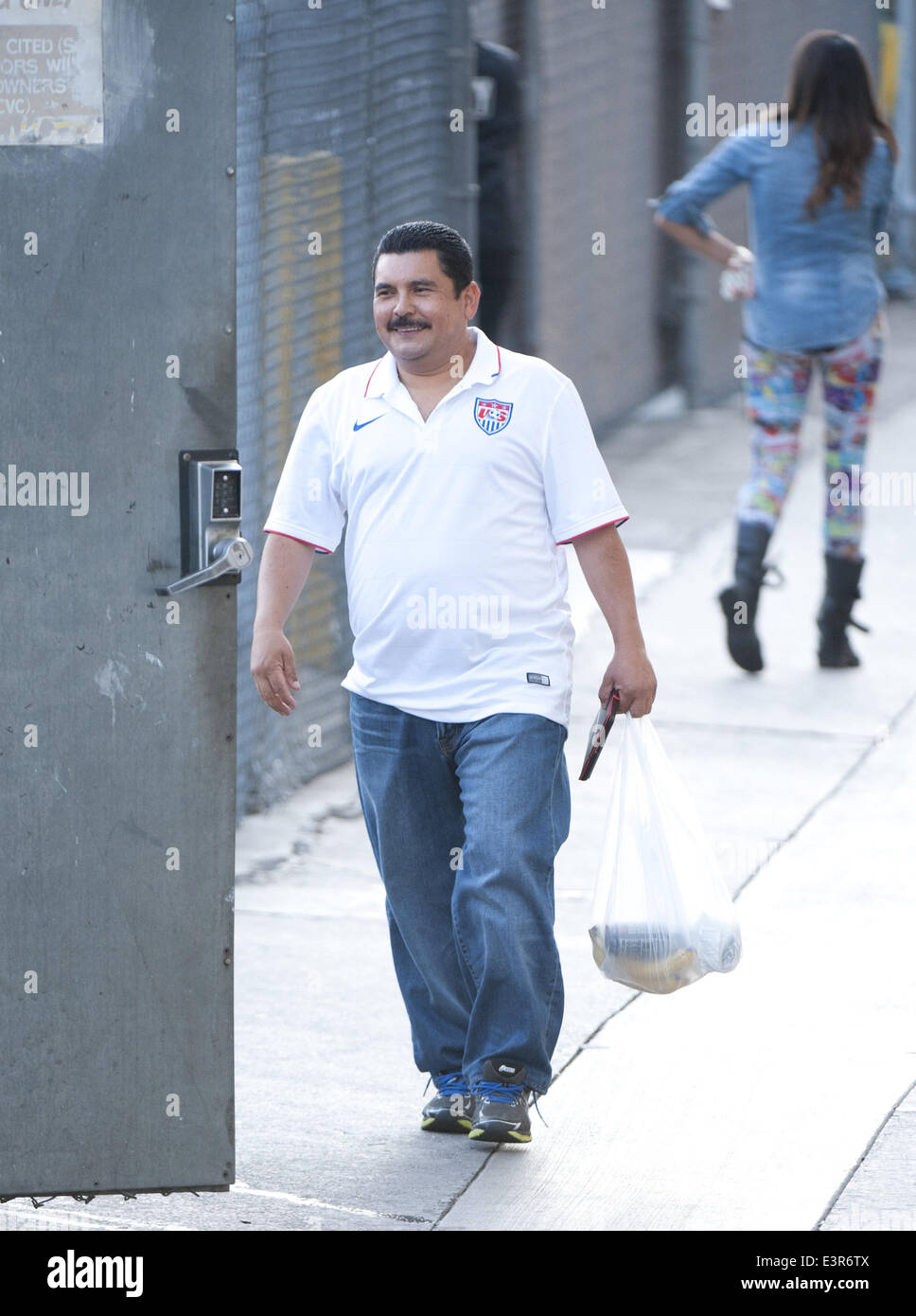 Jimmy kimmel security guard guillermo hi-res stock photography and ...