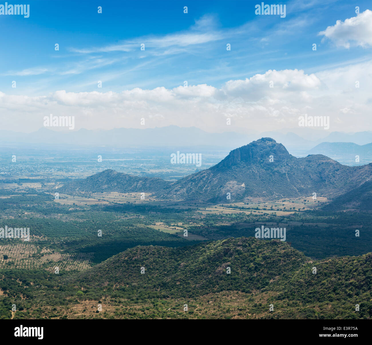 View of Western Ghats mountains. Tamil Nadu, India Stock Photo - Alamy