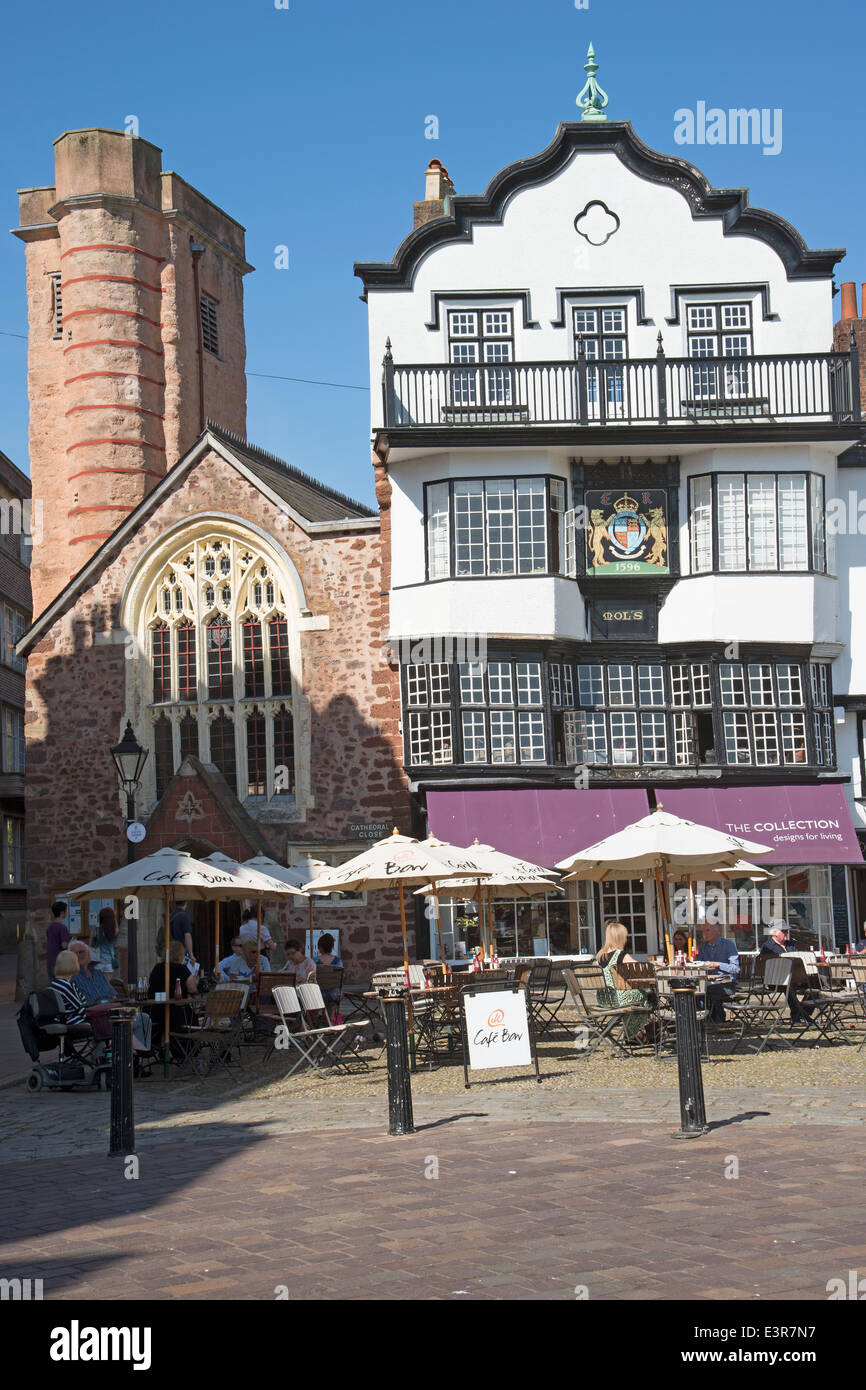 Cathedral close exeter hi-res stock photography and images - Alamy