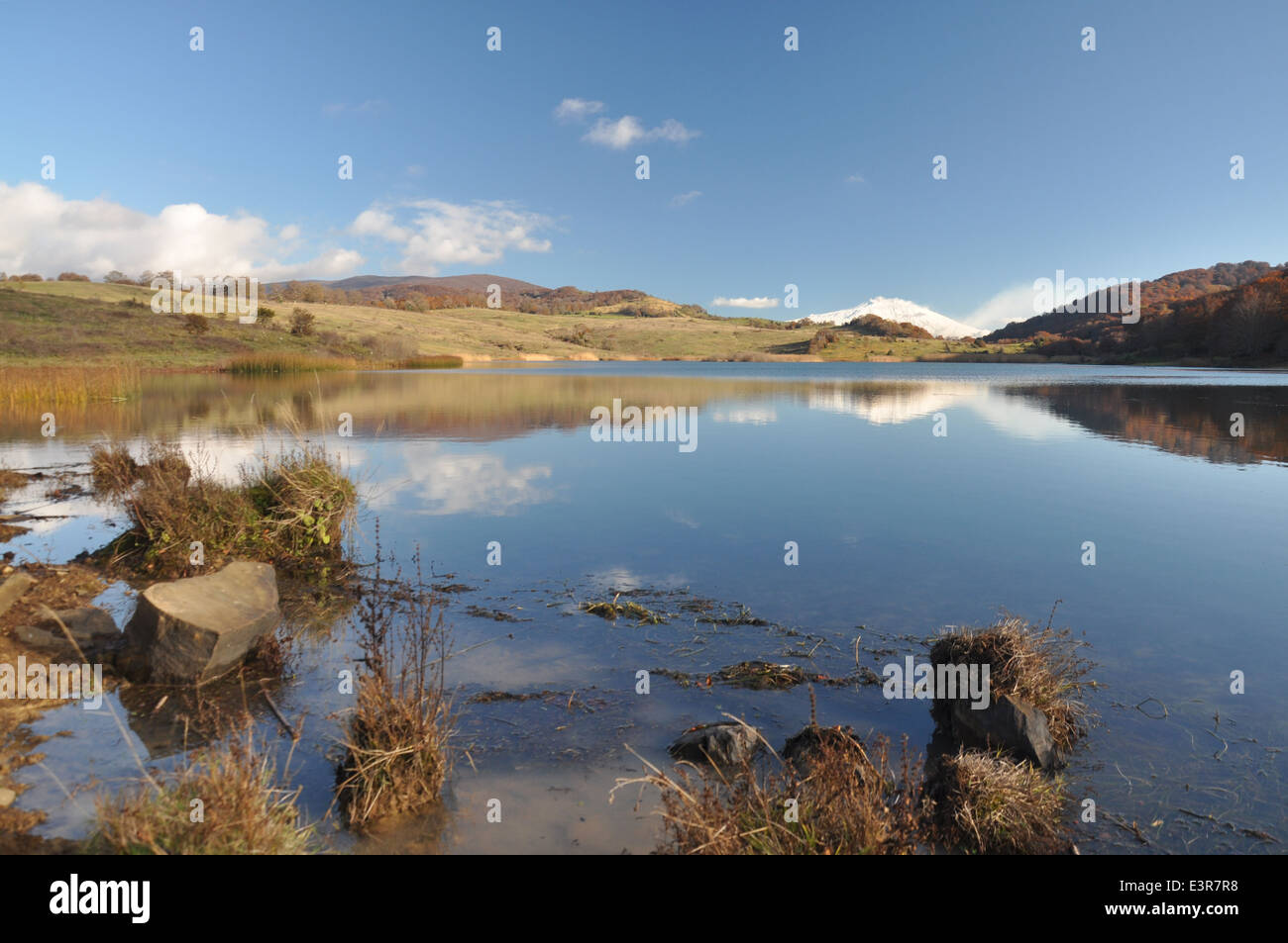 Biviere lake, Cesarò, Messina, Volcano Etna, UNESCO, Sicily, Italy ...