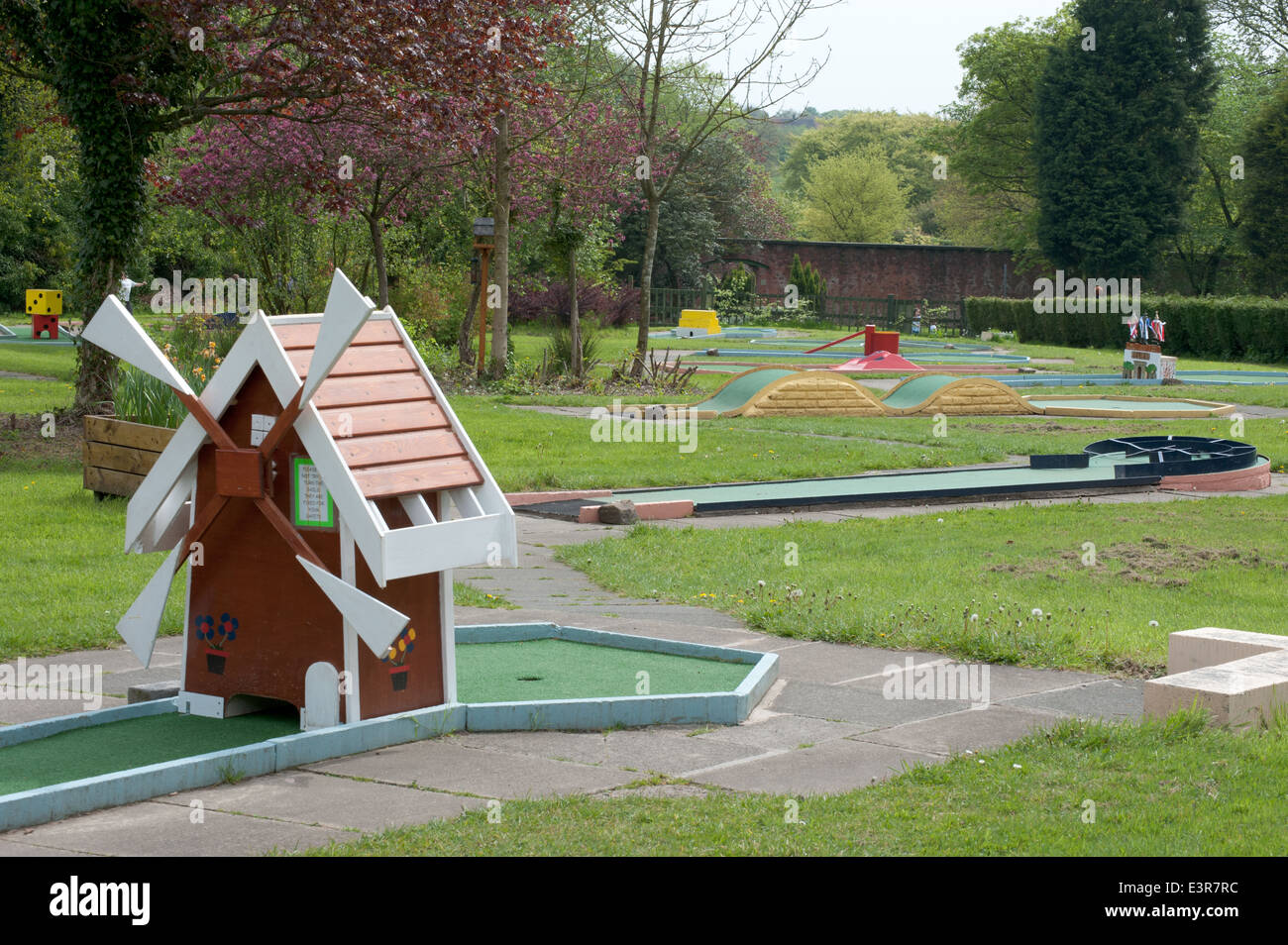 Crazy golf course Stock Photo - Alamy