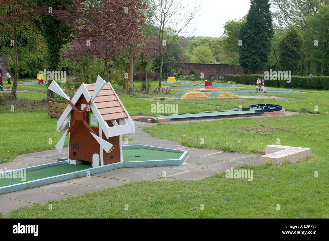 Crazy golf course Stock Photo - Alamy
