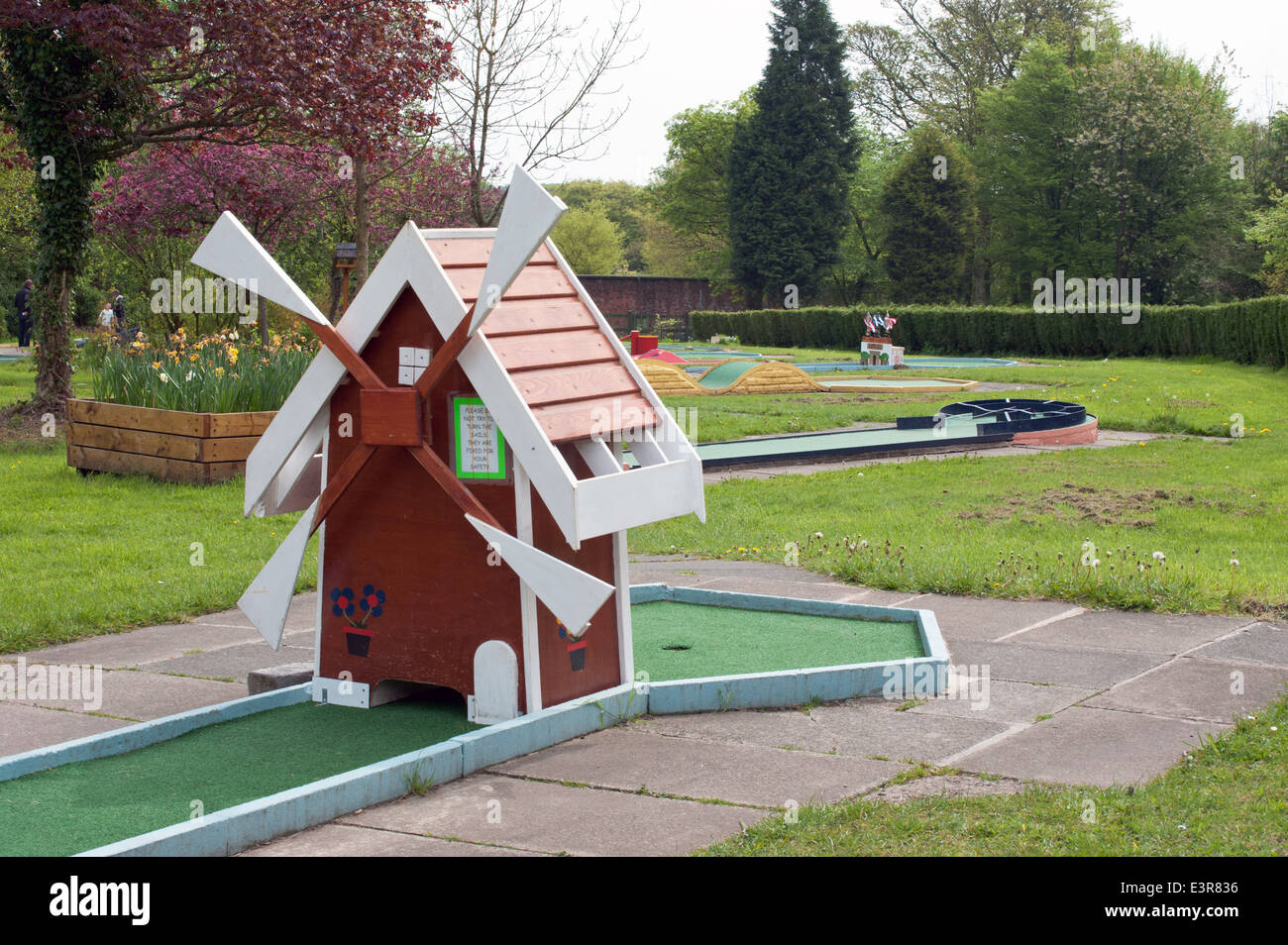 Crazy golf course Stock Photo - Alamy