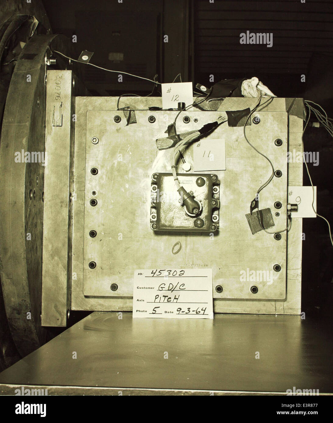 The image shows a test of the autopilot system at the Convair/General ...