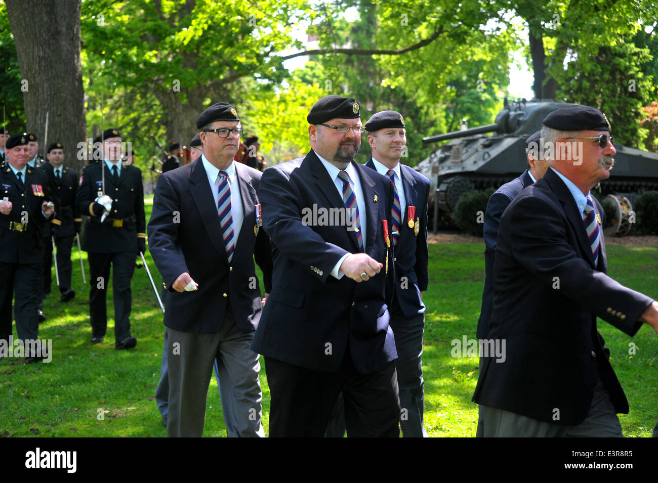 Politicians, members of the public, veterans and serving military ...