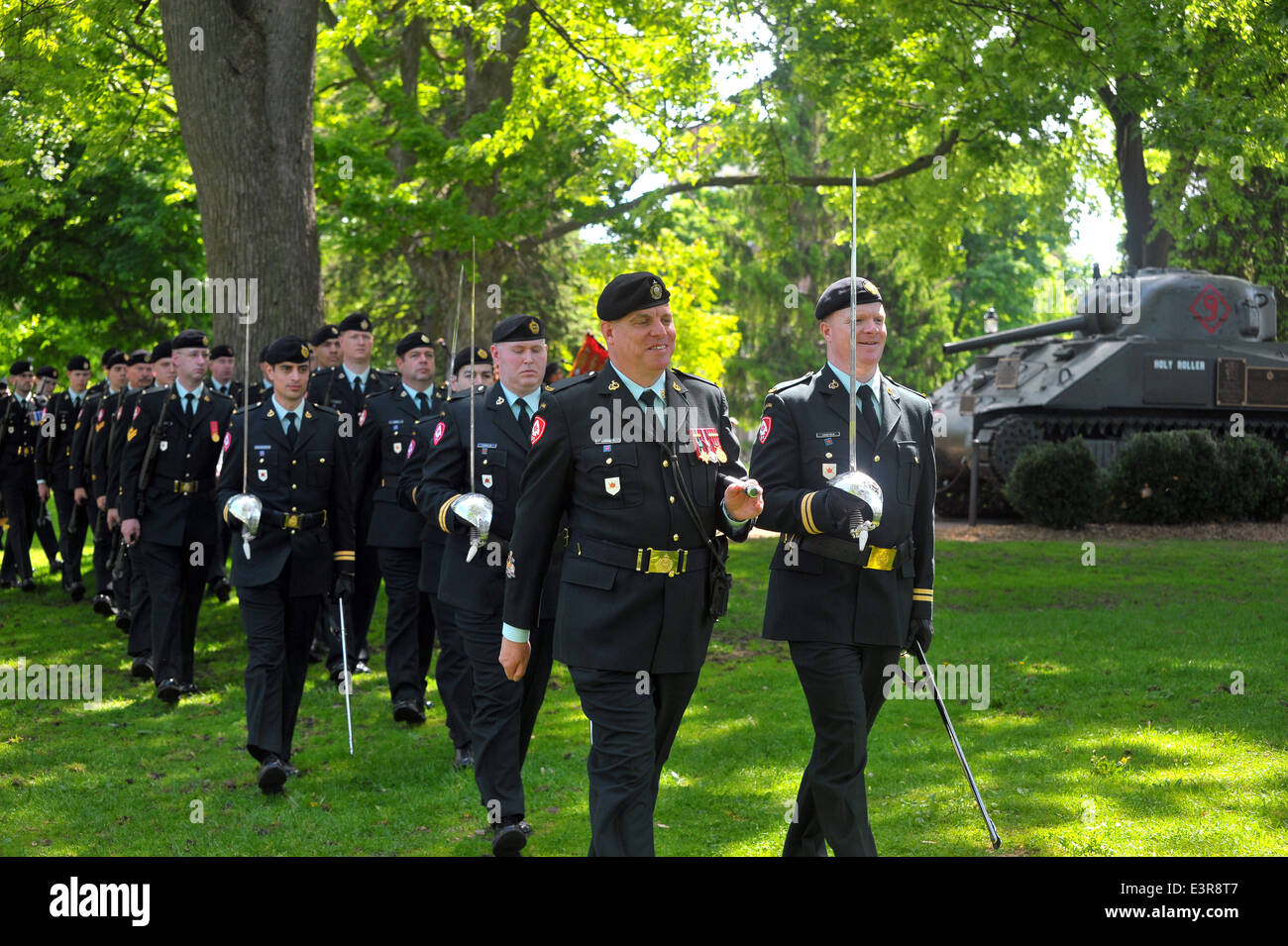 Politicians, members of the public, veterans and serving military ...
