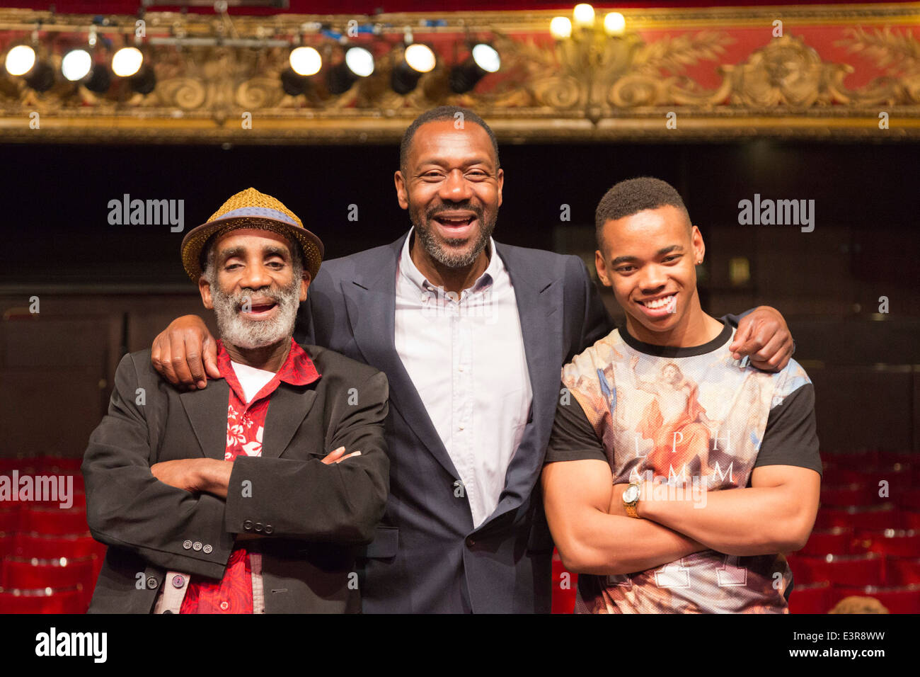 Lenny henry larrington walker press hi-res stock photography and images ...