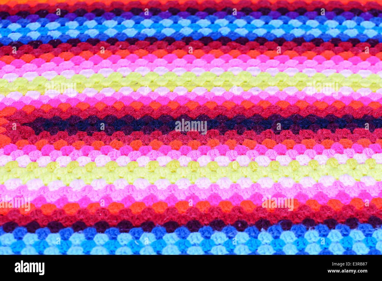 Colorful hand woven cotton fabric for a background Stock Photo - Alamy
