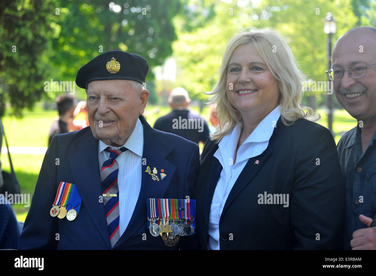 Politicians, members of the public, veterans and serving military ...
