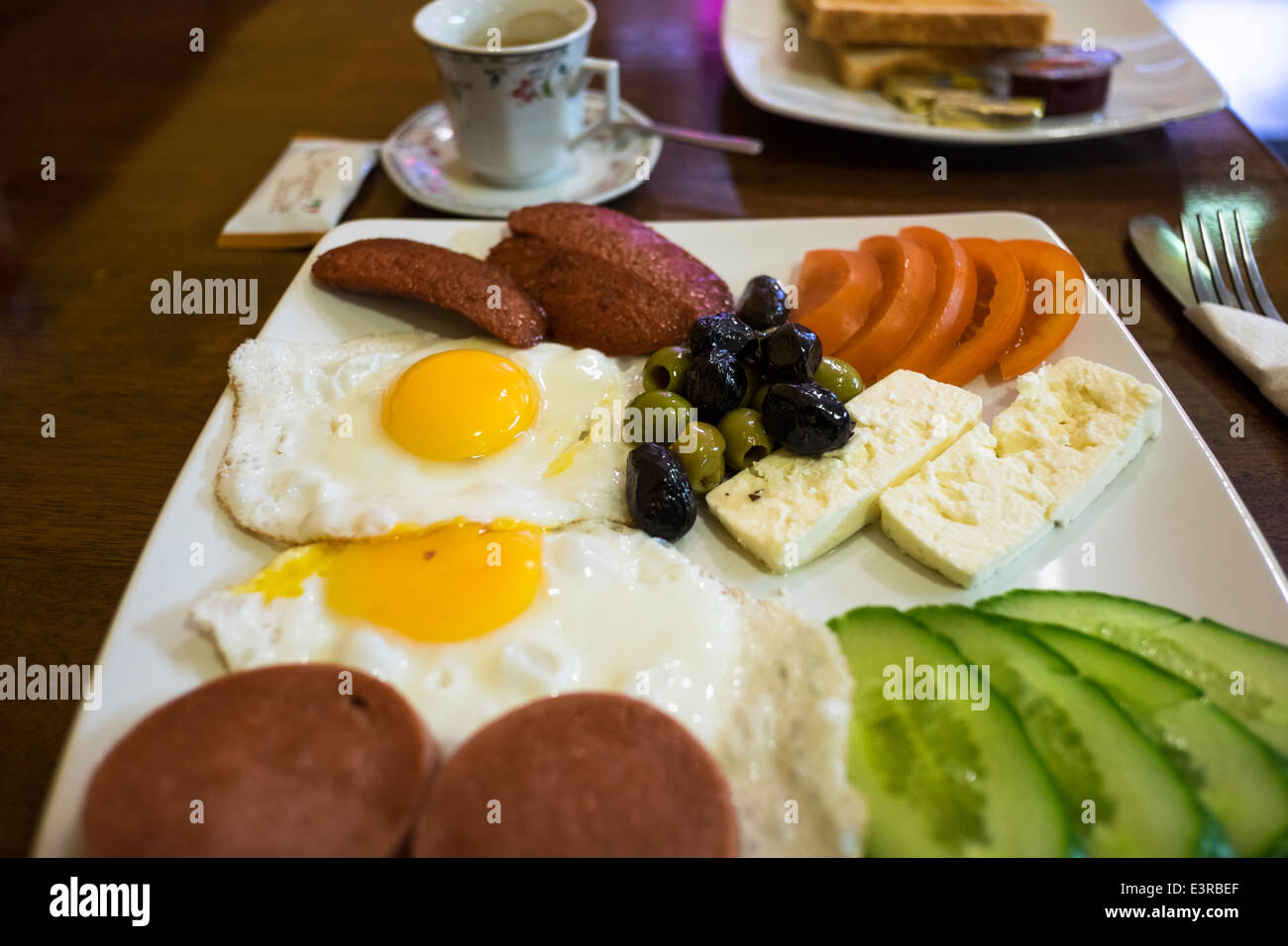 Uk turkish cafe hi-res stock photography and images - Alamy