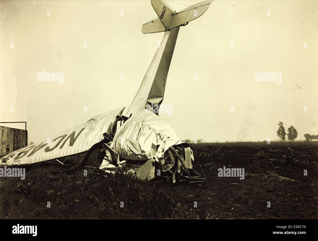 This image depicts the crash of an American Eagle Eaglet aircraft. The ...
