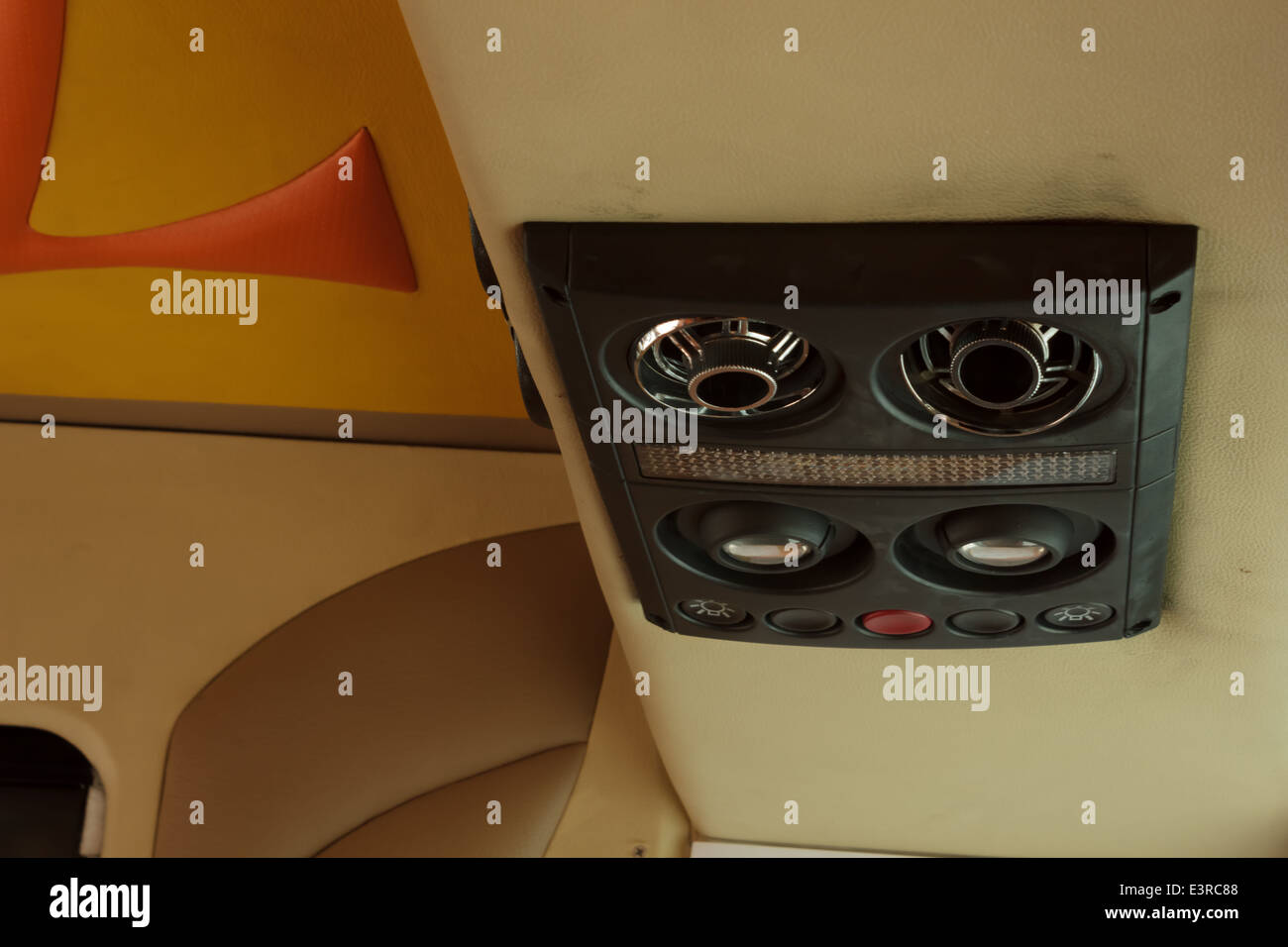 Air channels in the bus Stock Photo - Alamy