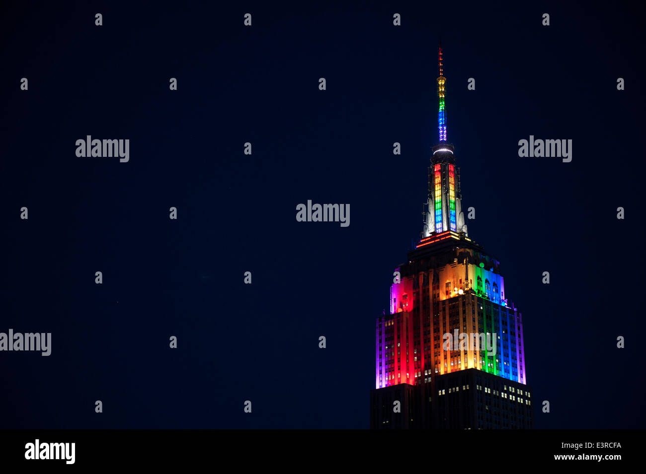 Manhattan, New York, USA. 27th June, 2014. The Empire State Building ...