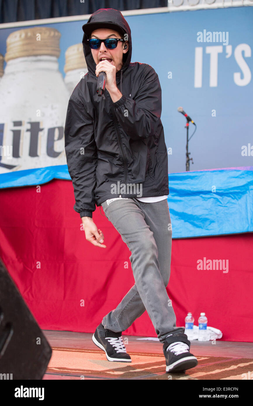 Milwaukee, Wisconsin, USA. 27th June, 2014. Rapper GRIEVES (aka ...