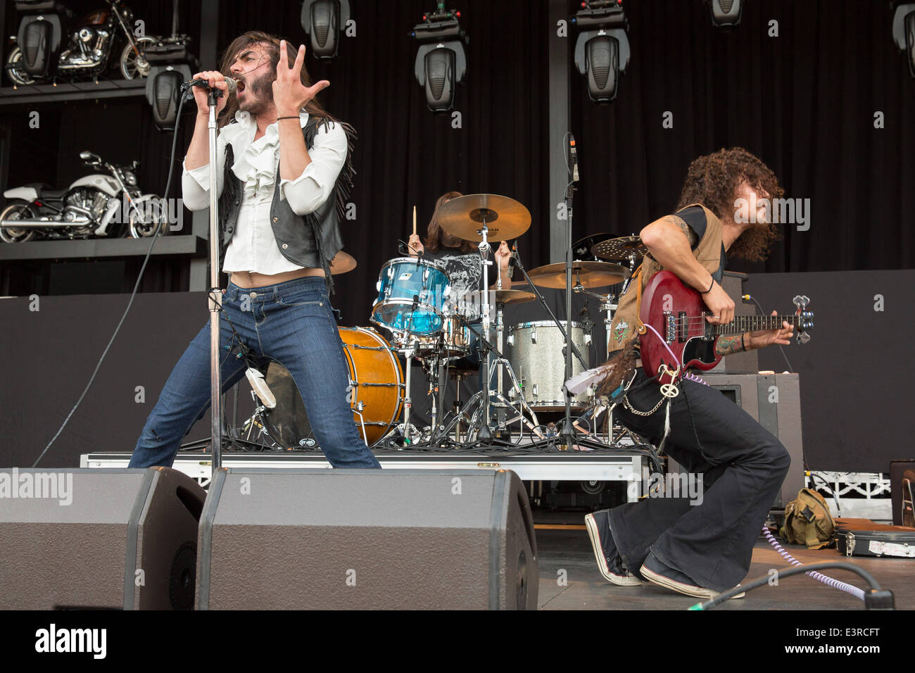Milwaukee, Wisconsin, USA. 27th June, 2014. BRANDON YEAGLEY (L) and ...
