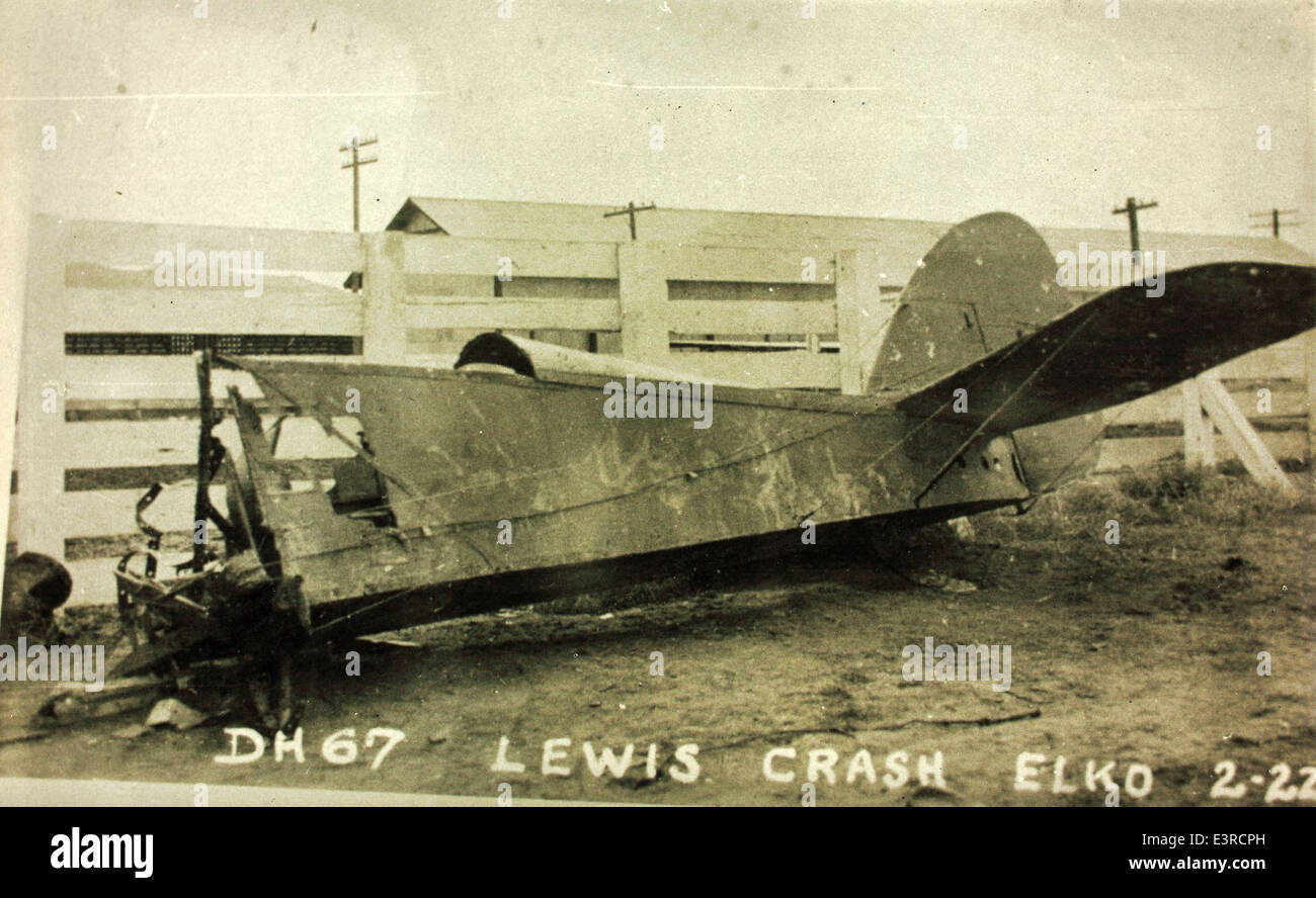 This image captures the aftermath of an airmail aircraft accident ...