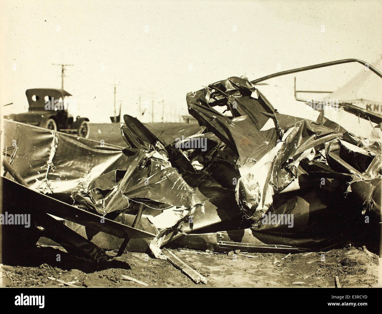 This image documents a series of aircraft accidents that occurred ...