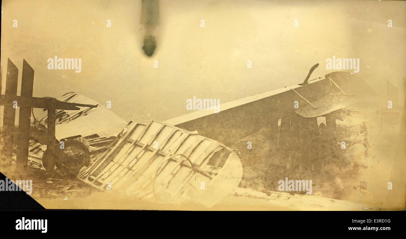 This image from the period 1917-1920 highlights various aircraft ...