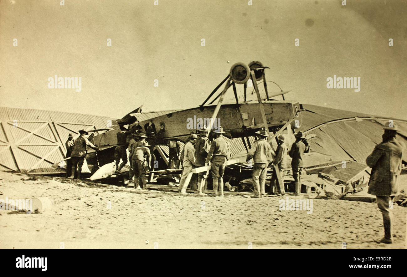 This collection features photographs documenting aircraft accidents ...