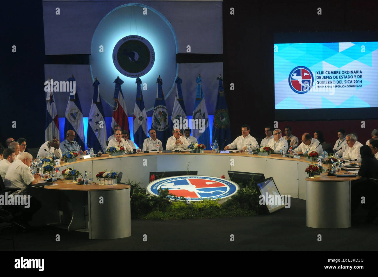 Central american integration system hi-res stock photography and images ...