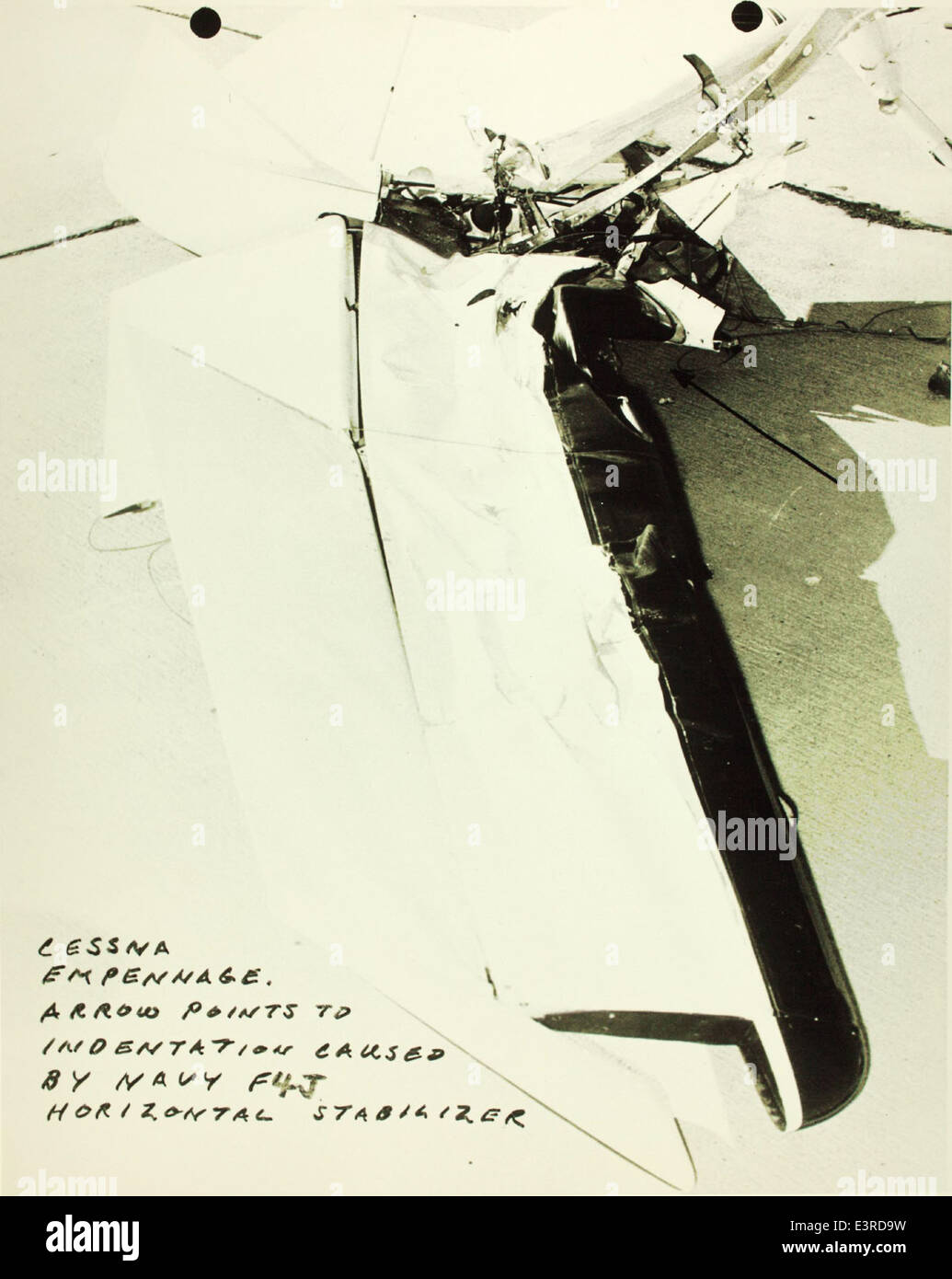 In 1973, a collision occurred between a 310 aircraft and a Piper PA-28 ...