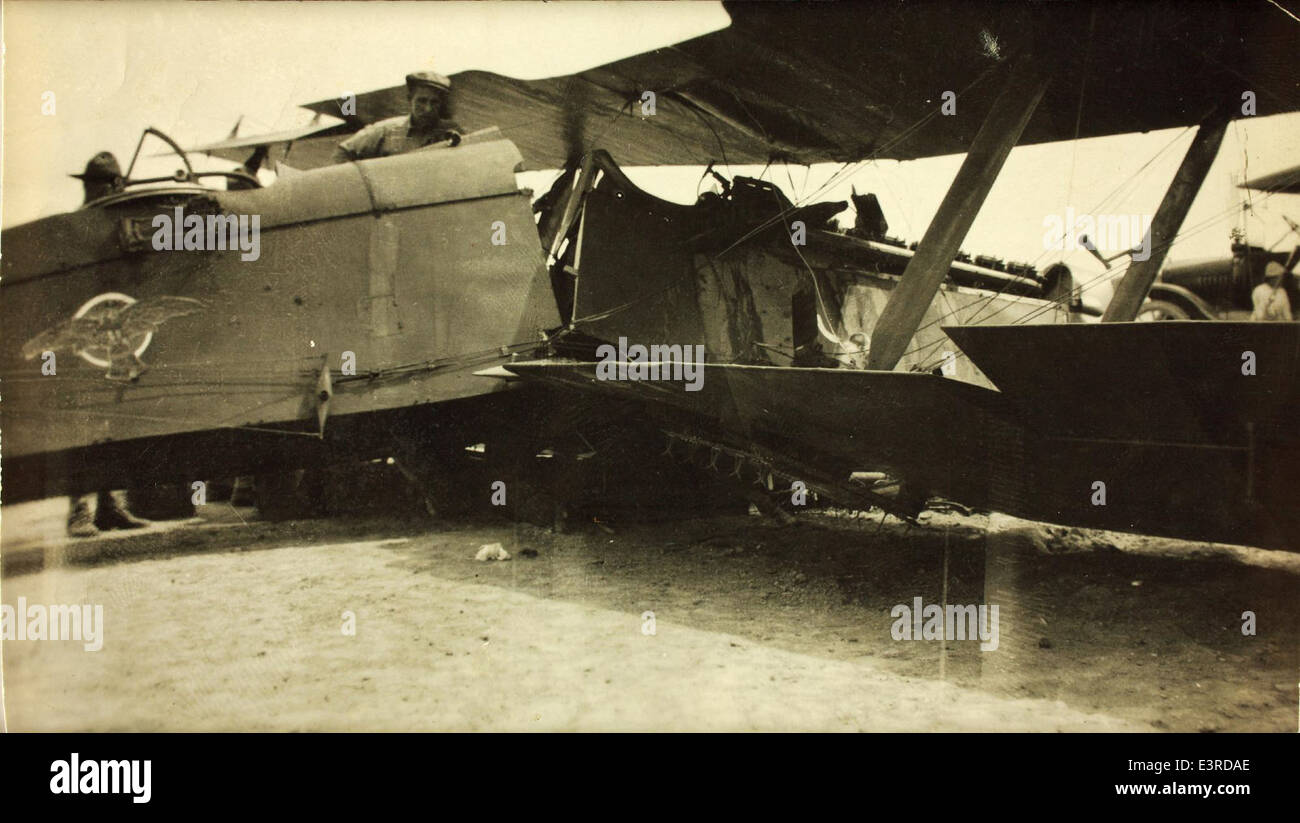 This generic photograph documents an aircraft accident, which serves as ...