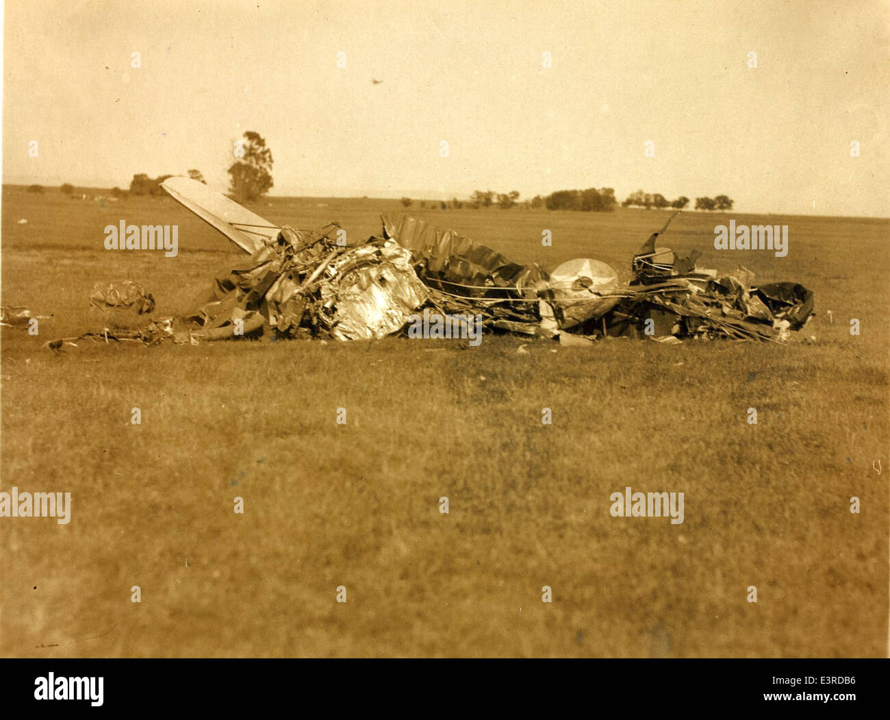 This image depicts a general aircraft accident, highlighting the ...
