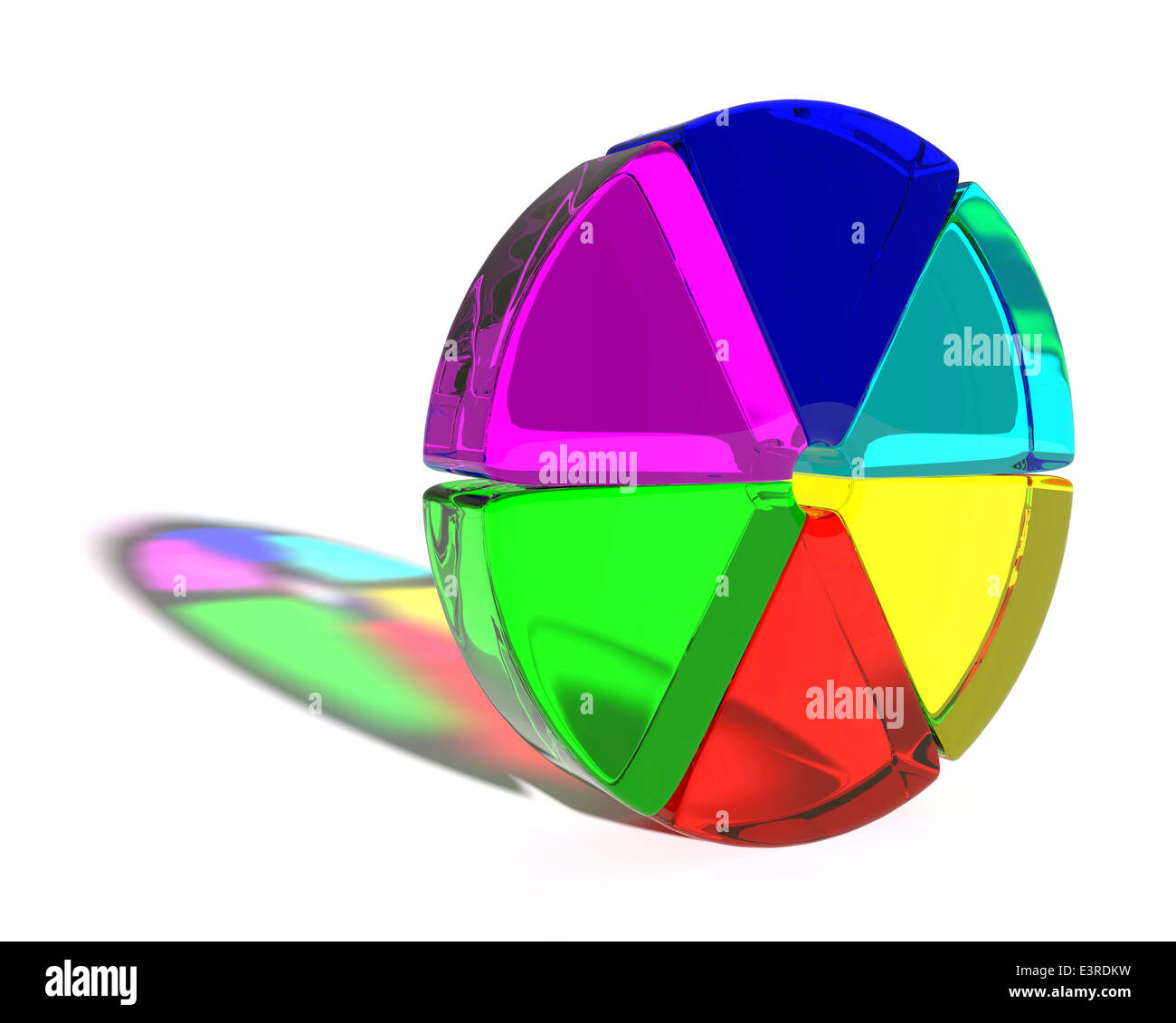 Rainbow logo business colored Cut Out Stock Images & Pictures - Alamy