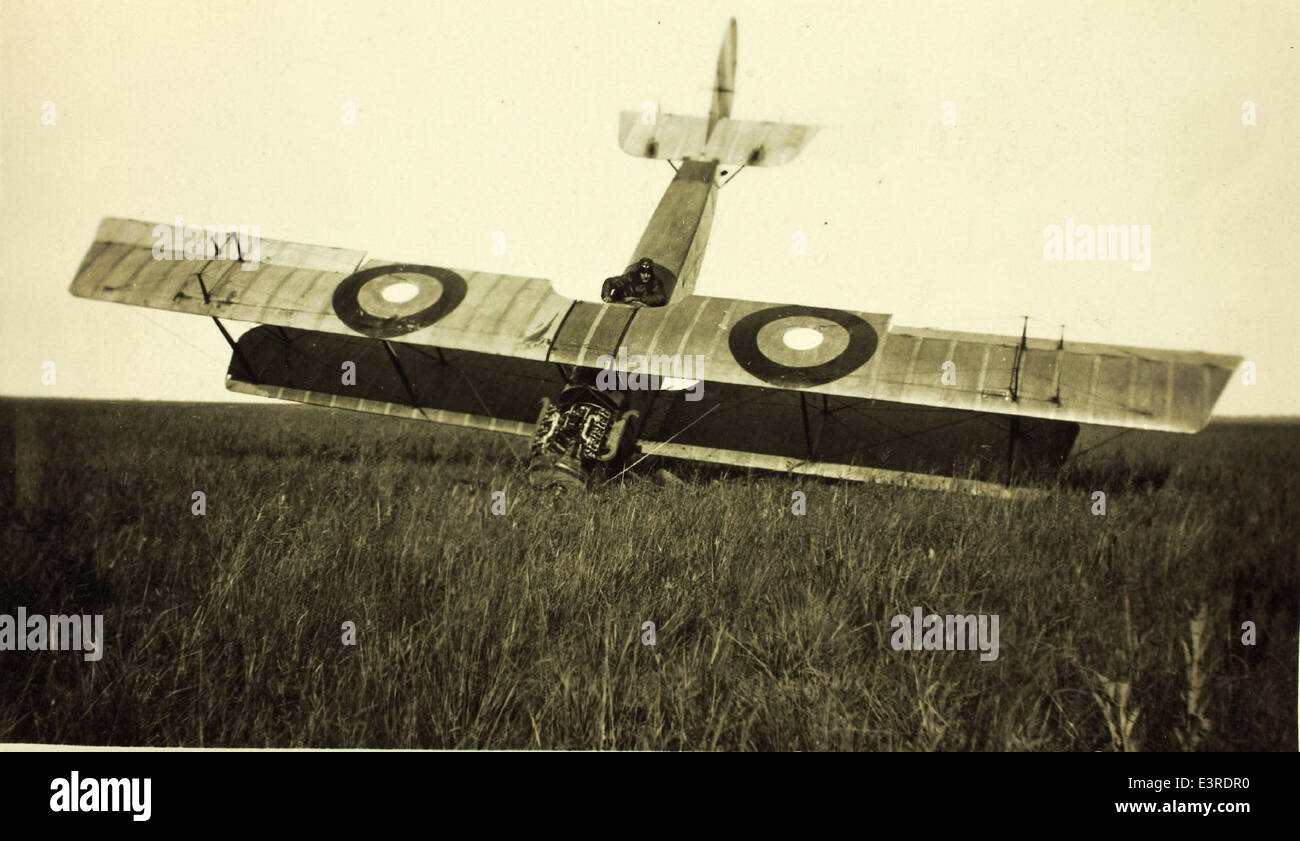 This photograph is part of a collection documenting aircraft accidents ...