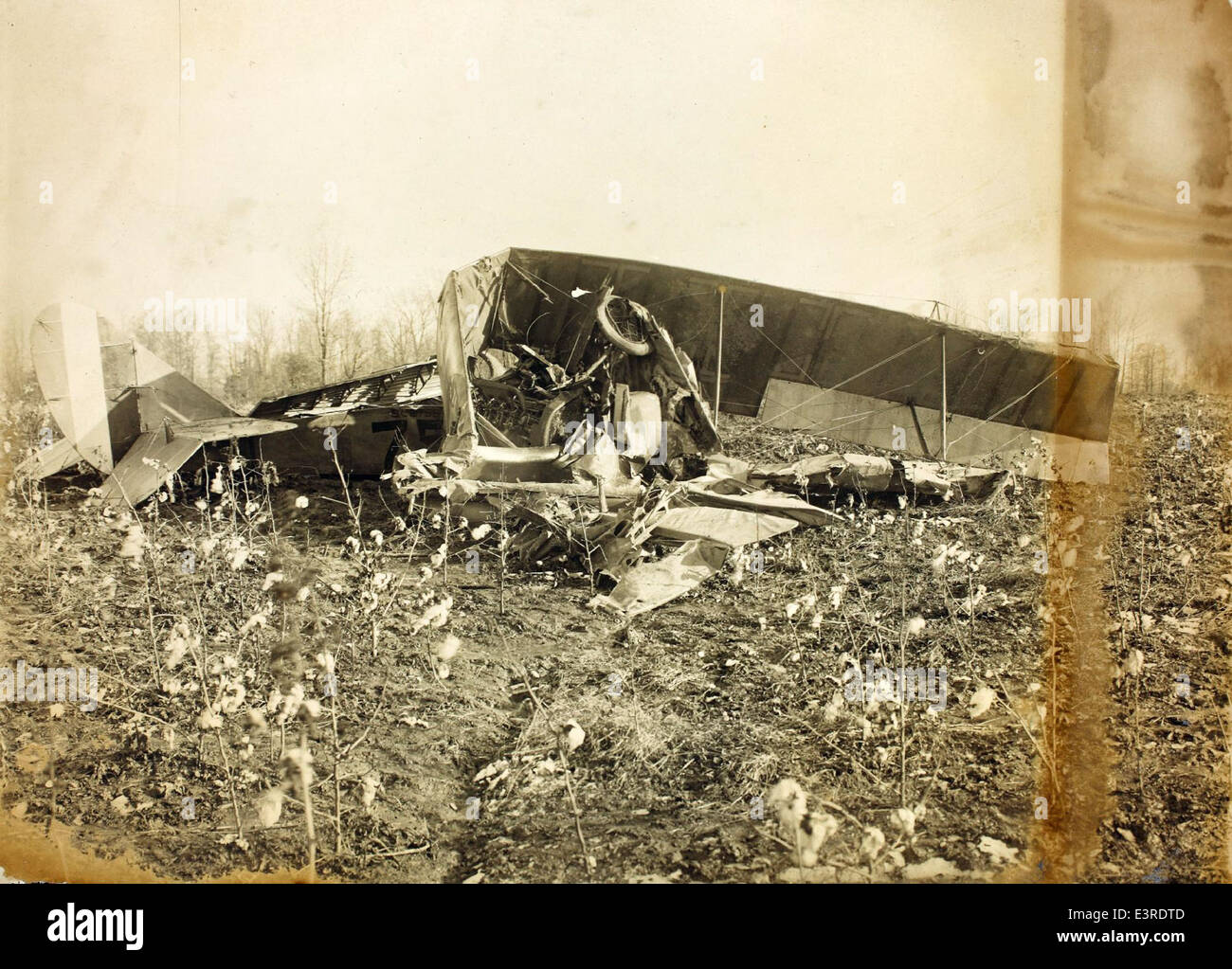 This photograph documents an aircraft accident that occurred between ...