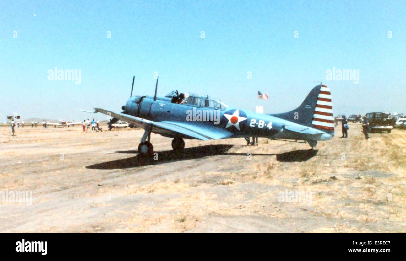 This photo from the Charles M. Daniels collection depicts a Douglas SBD ...