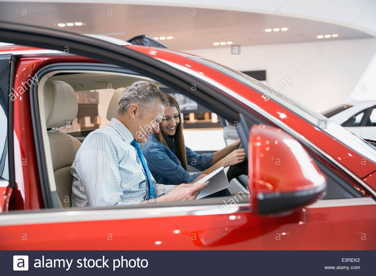 Car side view inside hi-res stock photography and images - Alamy