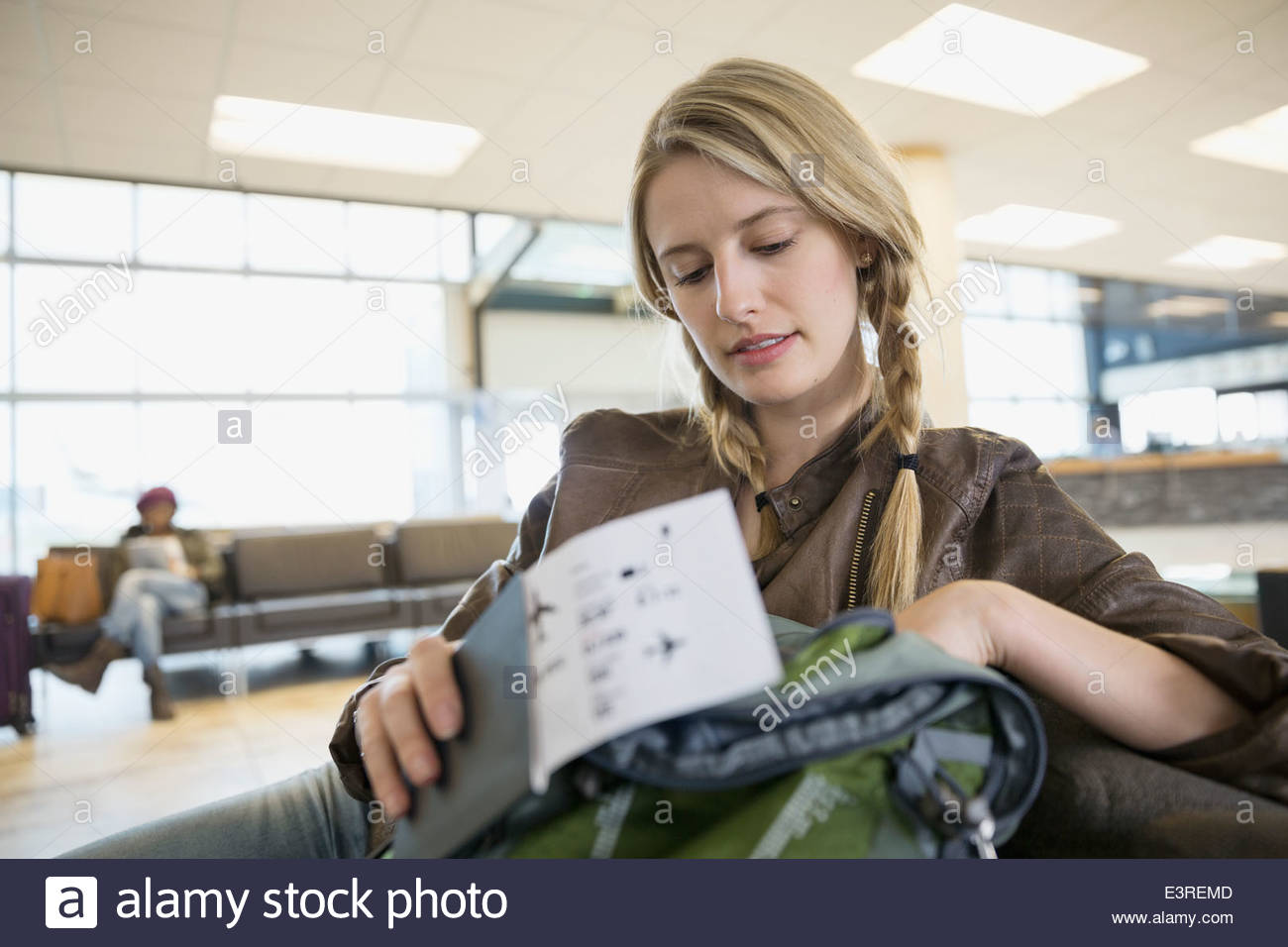 Inside airport color hi-res stock photography and images - Alamy