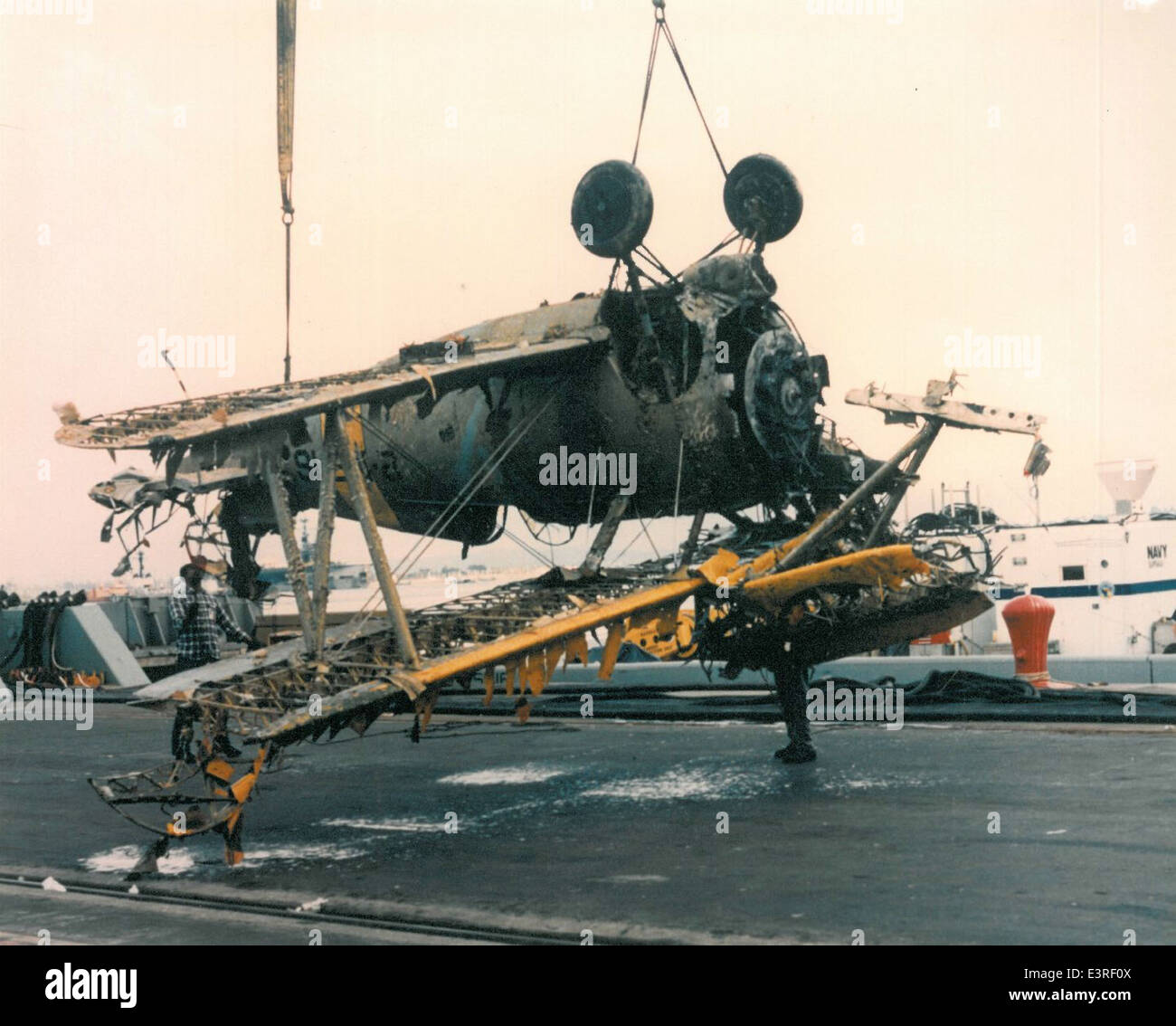 The Grumman F3F-2 was a carrier-based biplane used by the U.S. Navy in ...
